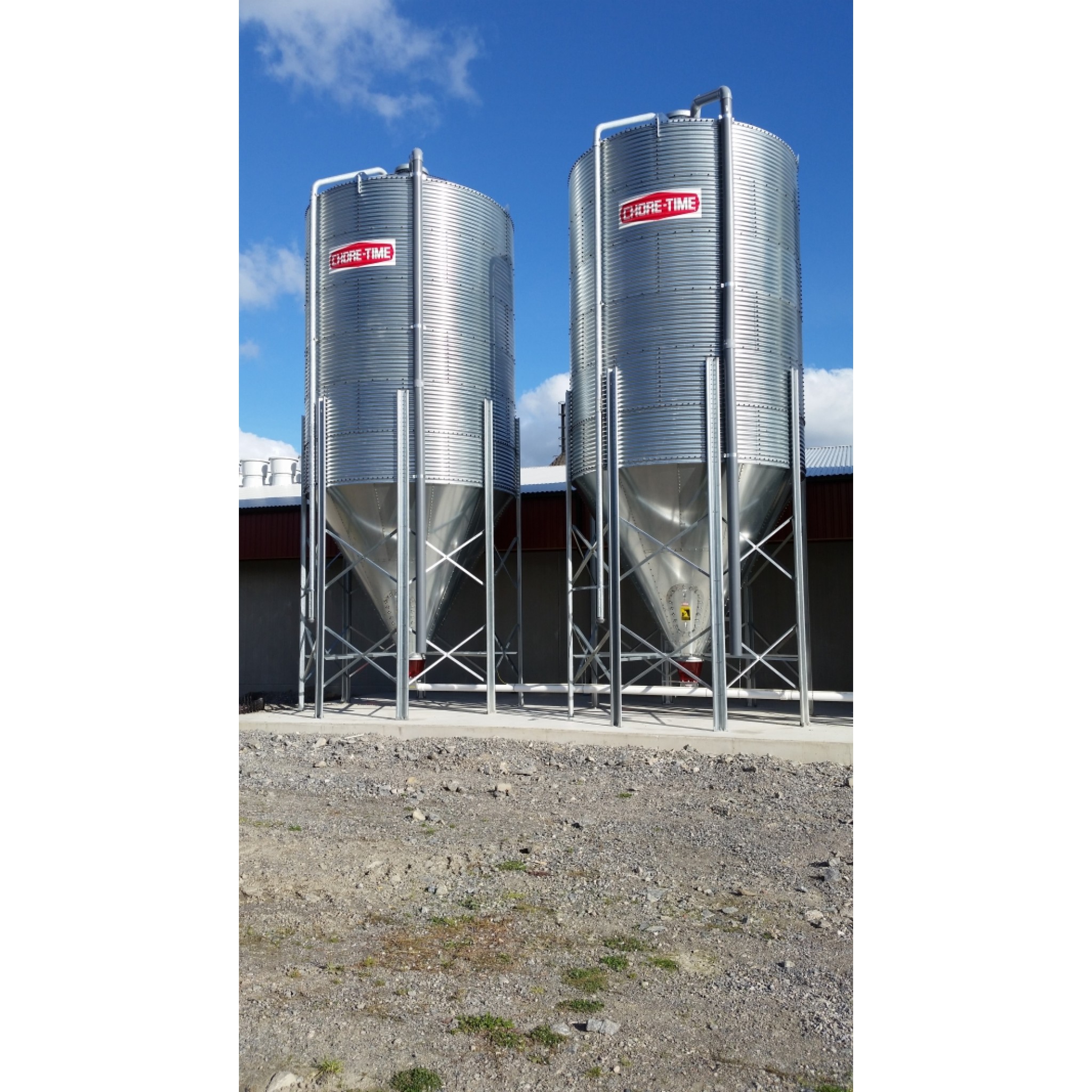 Stålsilo - Chore-Time silo - Fodersilo - Lagringssilo - FURAB
