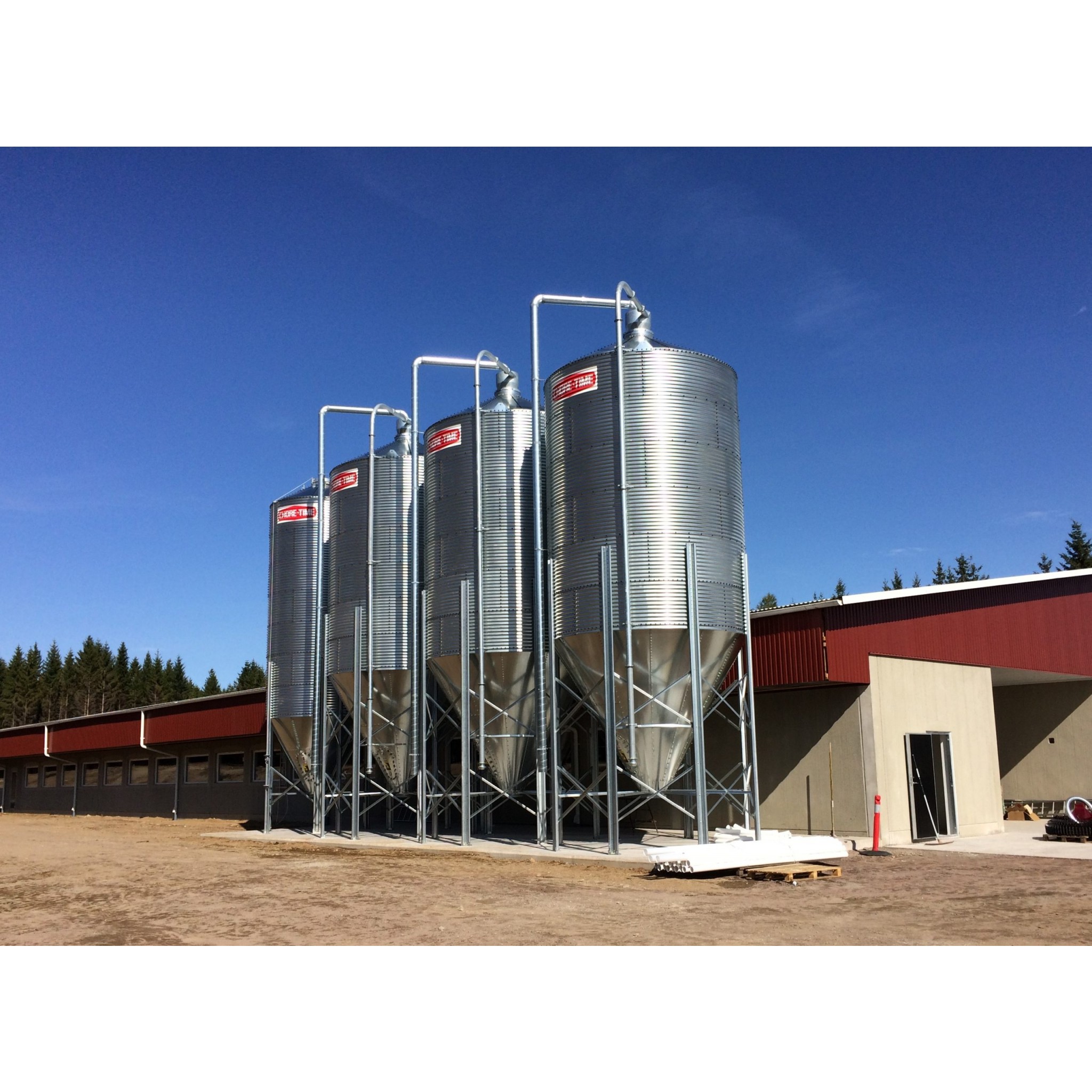 Stålsilo - Chore-Time silo - Fodersilo - Lagringssilo - FURAB