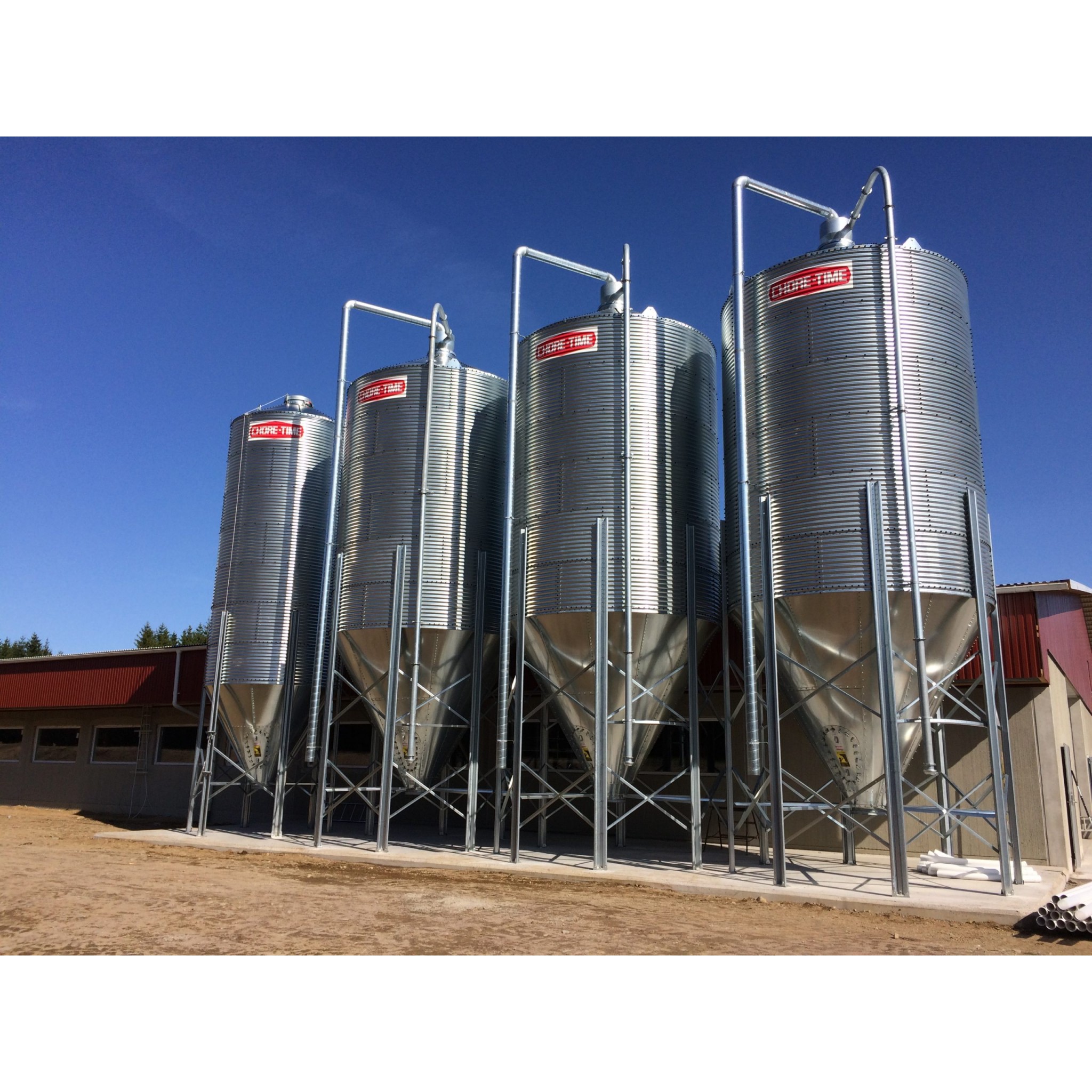 Stålsilo - Chore-Time silo - Fodersilo - Lagringssilo - FURAB