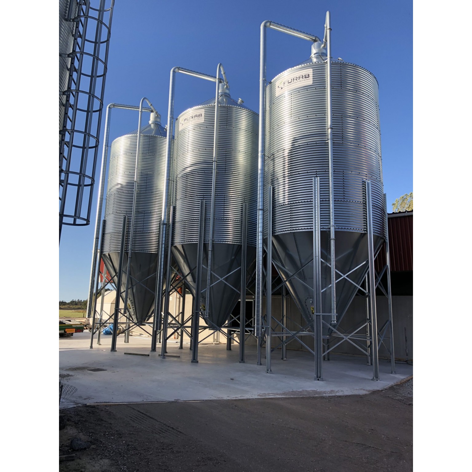 Stålsilo - Chore-Time silo - Fodersilo - Lagringssilo - FURAB